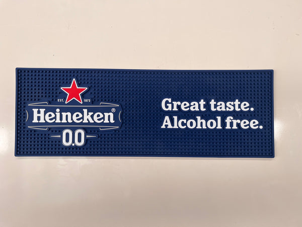 Heineken Zero Bar Mat - Kegs on Legs