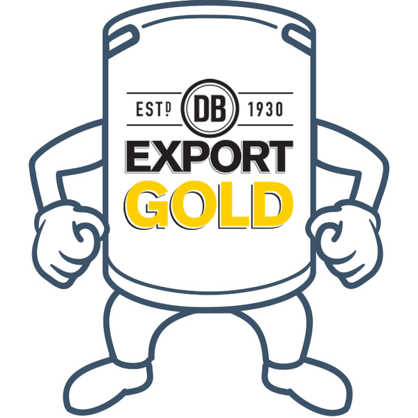DB Export Gold Keg - Kegs on Legs