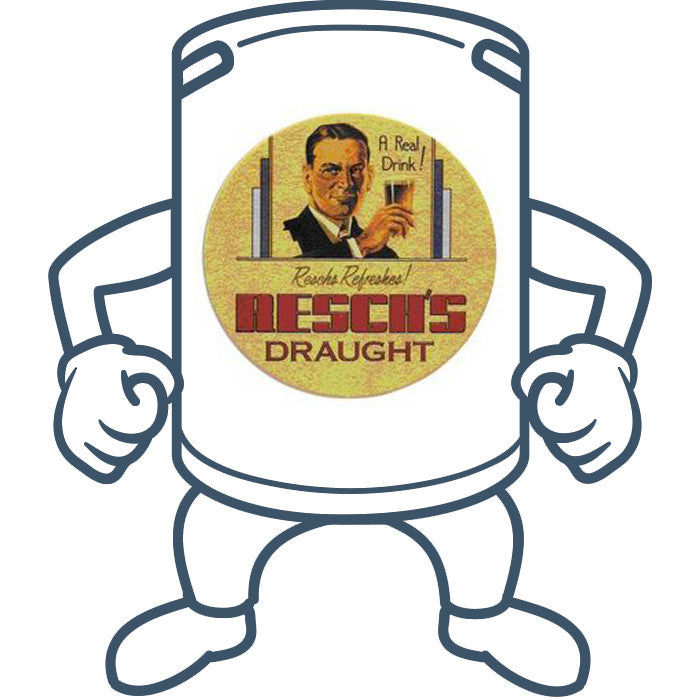 Resch's Draught 50lt Beer Keg - Kegs on Legs